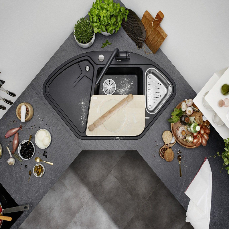 Blanco Delta II Silgranit Inset Kitchen Sink - HiF Kitchens