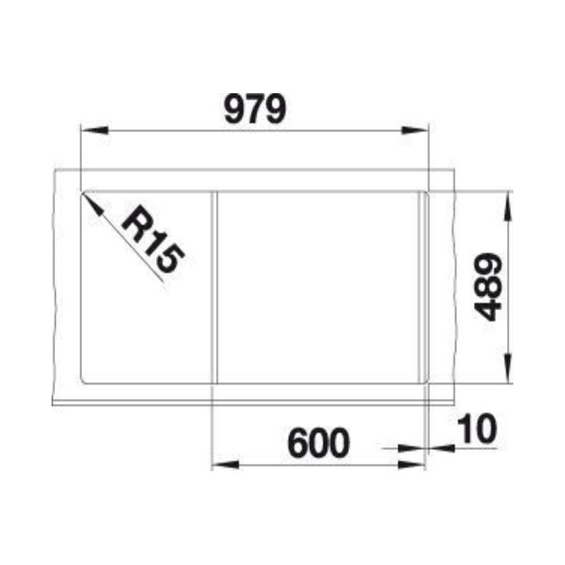 Blanco Axis III 6 S-IF Stainless Steel - 522104 HiF Kitchens