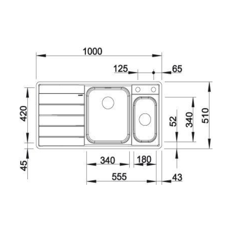 Blanco Axis III 6 S-IF Stainless Steel - 522104 HiF Kitchens