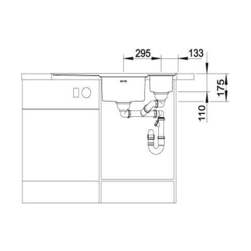 Blanco Axis III 6 S-IF Stainless Steel - 522104 HiF Kitchens