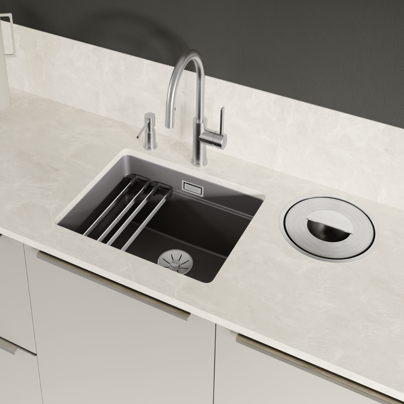 Blanco Etagon 500-U Ceramic Pura Plus Crystal White Gloss