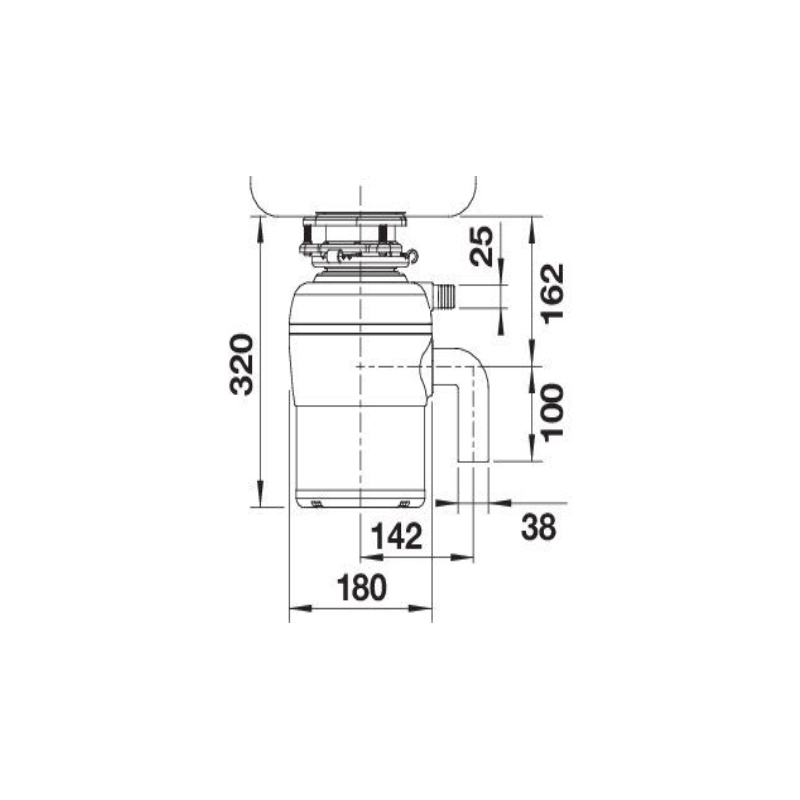 Blanco FWD Lite Food Waste Disposer - 456438 - HiF Kitchens