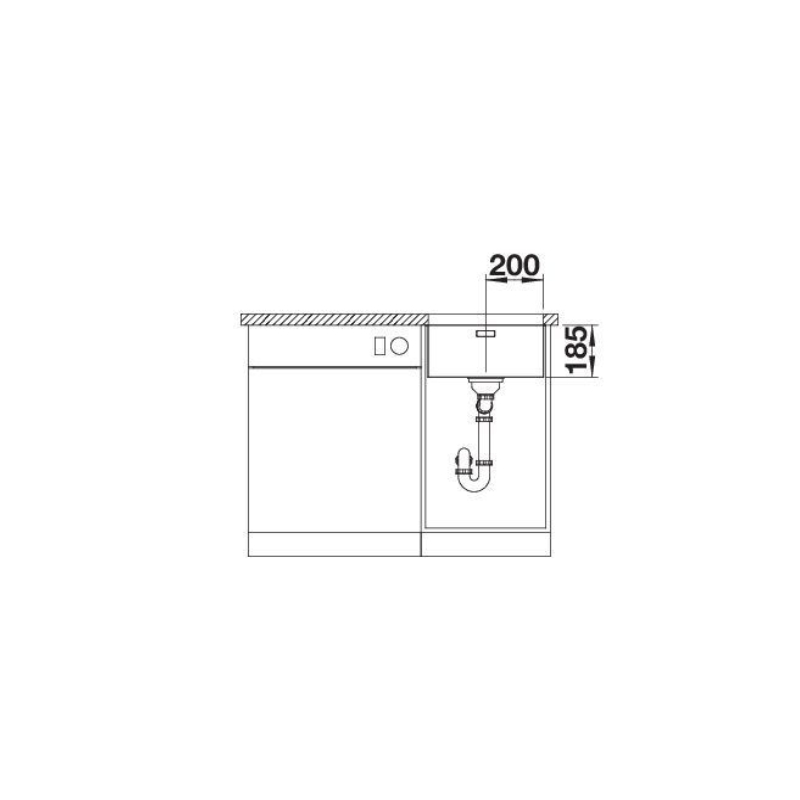 Blanco Solis 400-u Stainless Steel Brushed Finish - 526117