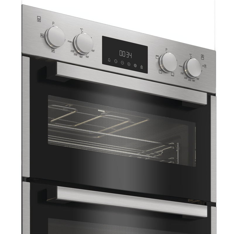 Hotpoint DIH 10D IX Built-In Double Oven - Stainless Steel