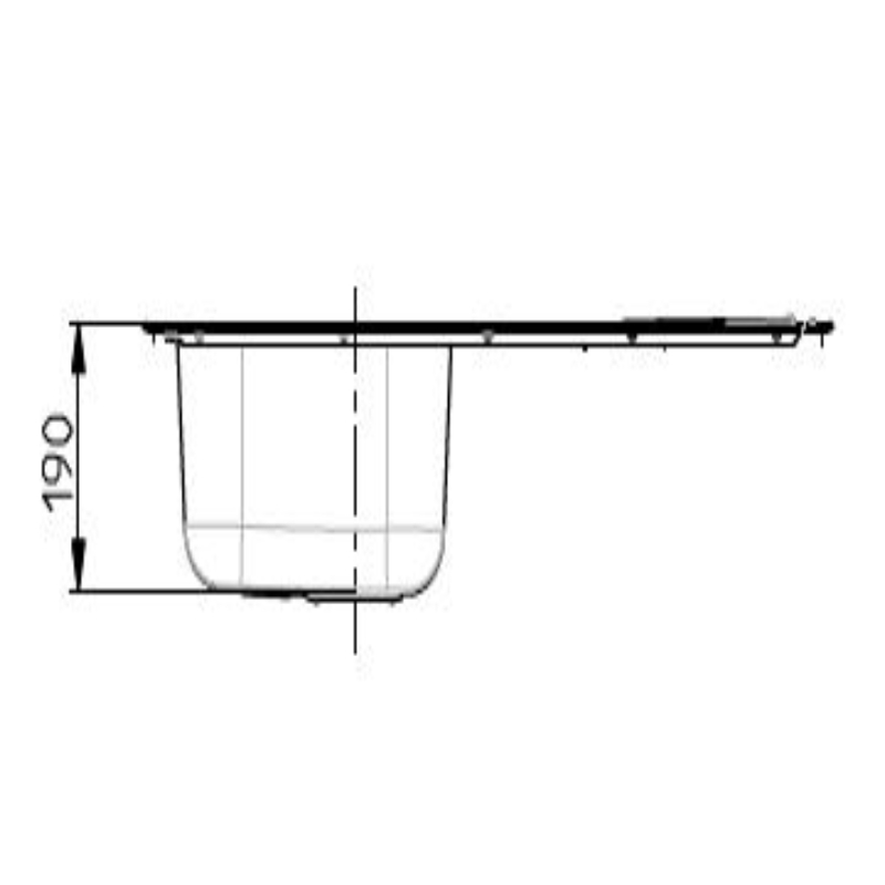 Alveus Line Maxim 20 Stainless Steel Inset Sink - 1085945N