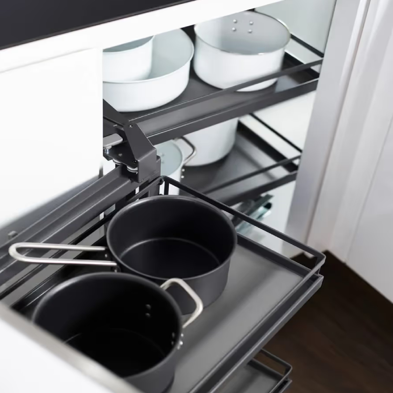 Magic Corner - 4 Tray Styles - Kessebohmer - HiF Kitchens