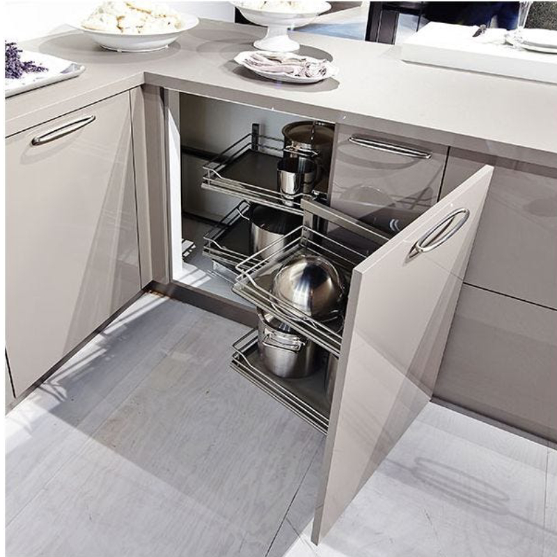 Magic Corner - 4 Tray Styles - Kessebohmer - HiF Kitchens