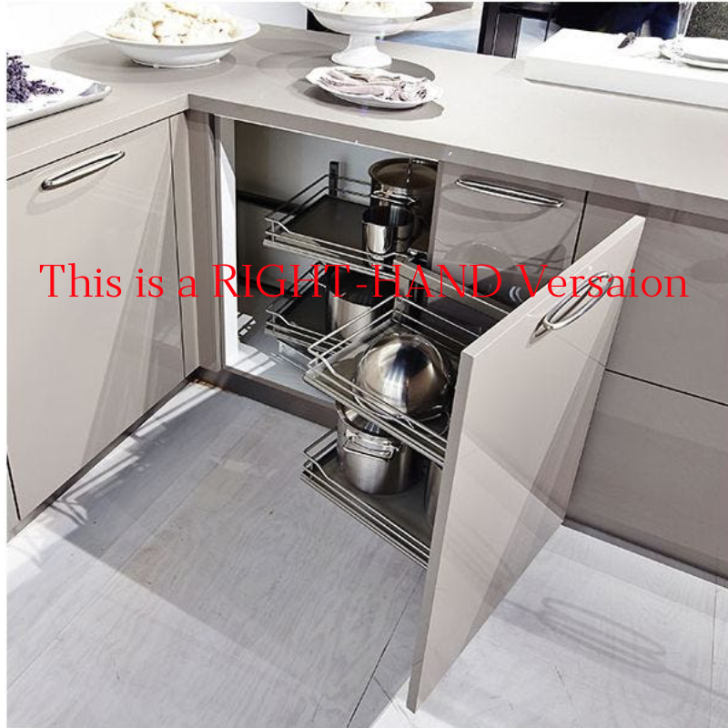 Magic Corner - 4 Tray Styles - Kessebohmer - HiF Kitchens