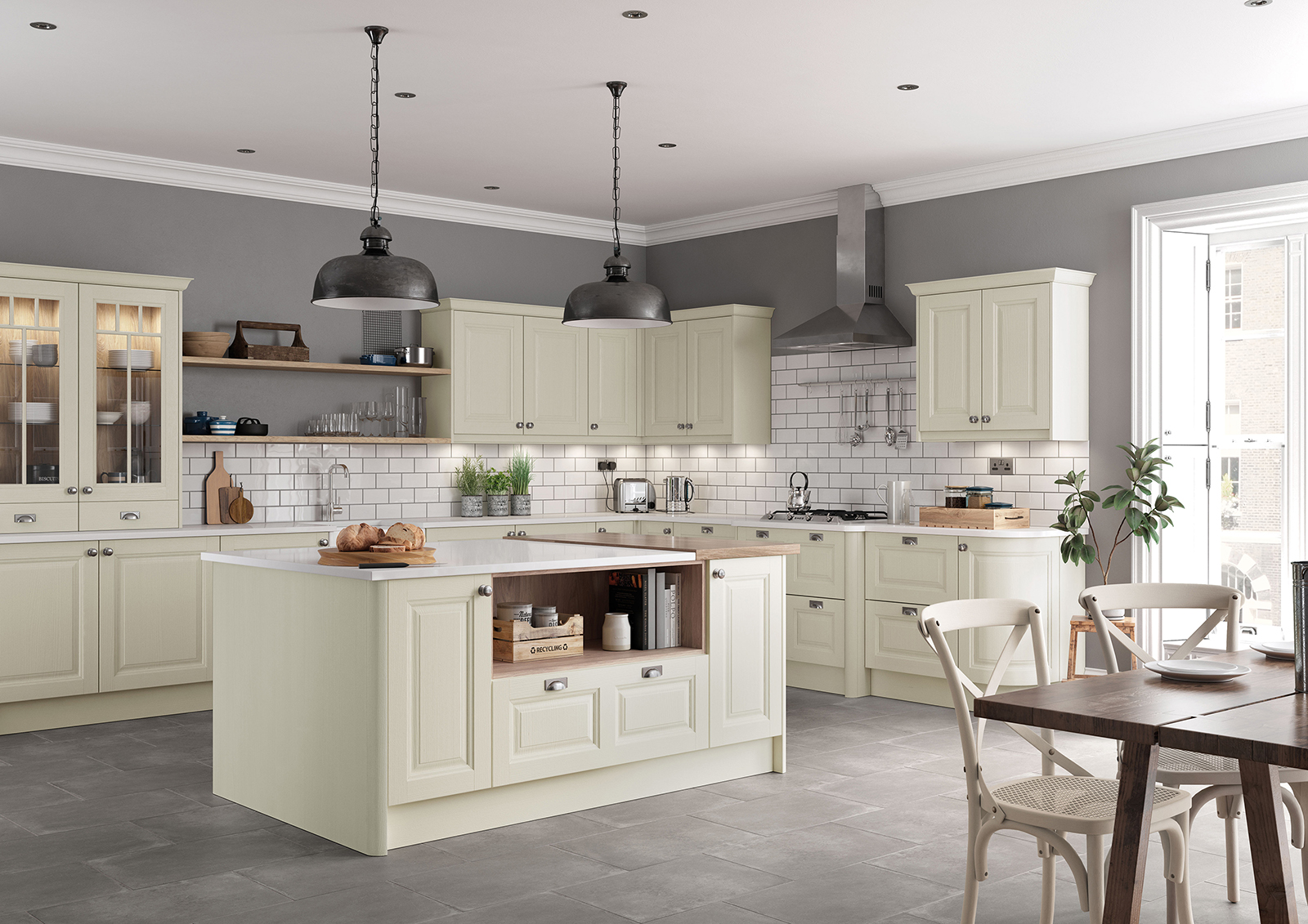 Jefferson Kitchen Range (U-Form) - HiF Kitchens